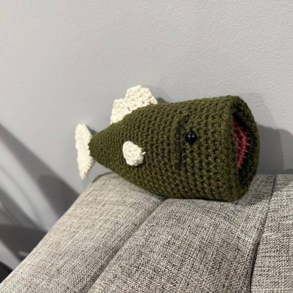 PATTERN: Bert the Bass Pattern - Amigurumi Largemouth Bass Pattern ...