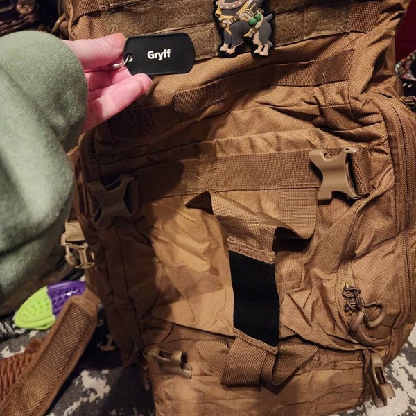 PATCHLAB Kids T-rex TREX Dinosaur Morale Patch for Small Humans With Hook for Schoolbag, Cap or ...