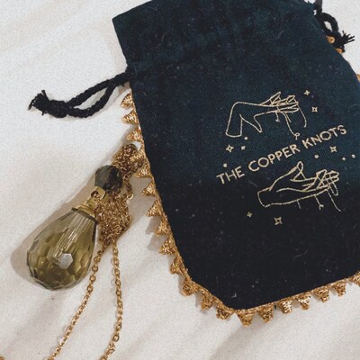 Boho Crystal Vial Necklace - Etsy