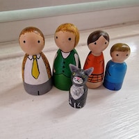 Custom Design Peg Dolls - Etsy