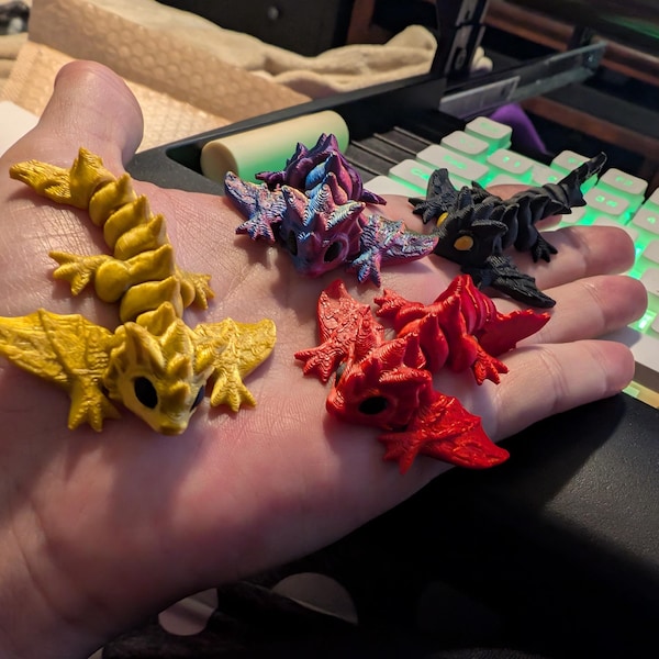 3D Printed Marine Animal Toy Bundle, Colorful Fidget and Sensory Aids ...