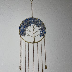 Traumfänger, Sonnenfänger Baum Des Lebens Mit Echten Edelsteinen, Wandbehang HEILSTEIN S01 - Etsy