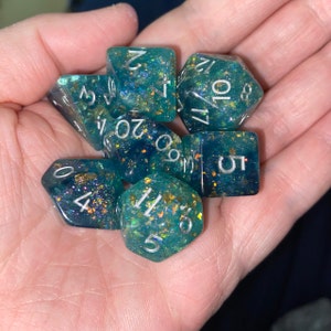 Acorn Dnd Dice Set D&D Dice Sharp Edge Dice Dungeons and - Etsy UK