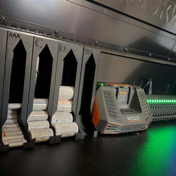 Battery Storage Dispensers (AA, AAA, C, D, & 9V, +more) - Etsy