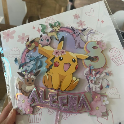 Pokemon Cake Topper Pokemon Inspired 3D Pokemon Cake - Etsy