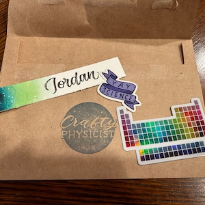 Sticker // Vinyl Holographic Periodic Table, Science Art 3 Inches ...