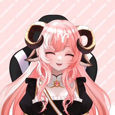 Live2d Vtuber Model for Commercial Use Aries the Zodiac Vtuber ready to ...