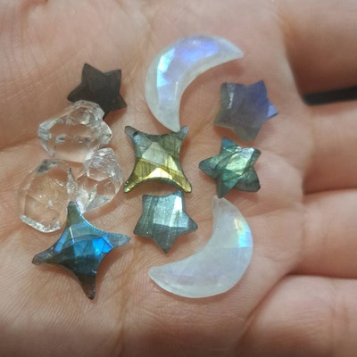 AAA Amethyst Moon Shape Briolettes, Purple Amethyst Faceted Moon Shape ...