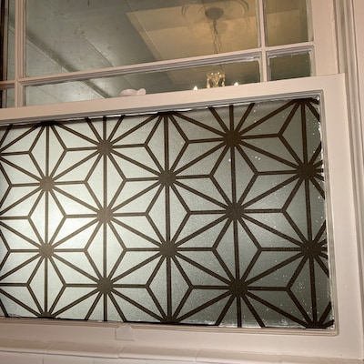 Custom Size Matte Window Film Stained Glass Decorative Uv Window ...