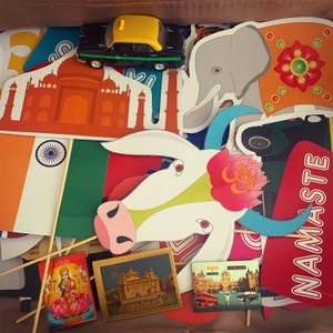 35 British Photo Booth Props, British Themed Party Props, I Love London ...
