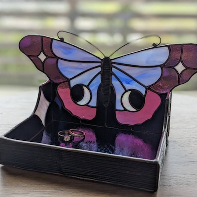 Botanical Stained Glass Pattern Stained Glass Patterns - Etsy