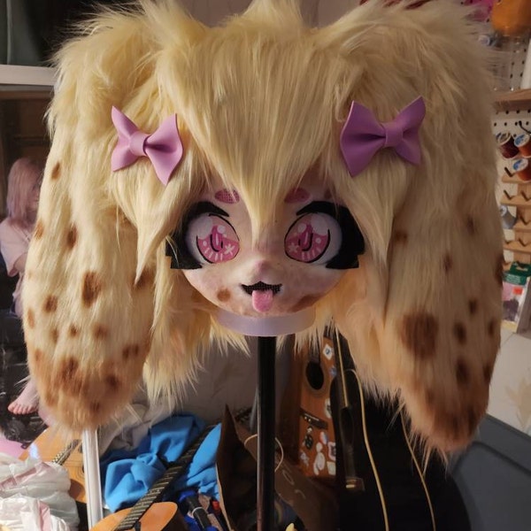 Kig Kemono Bunny Cat Mask Head Base Fursuit Fursona Mask Head ...