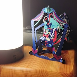 Asmodeus & Fizzarolli Helluva Boss Paper Craft Standee - Etsy