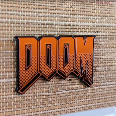 DOOM Slayer Pin, Soft Enamel Pin - Etsy