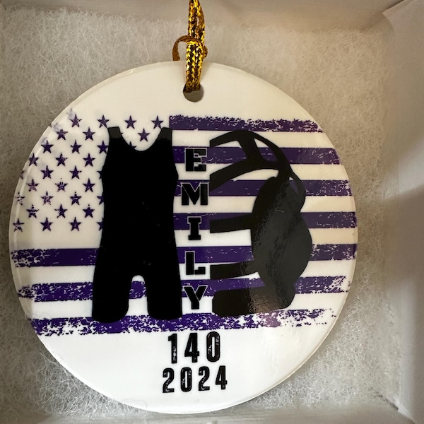 Personalized Gymnastics Ornament for Girl Gymnastics Team Gift for ...