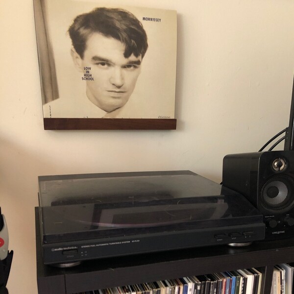 Beautiful Wall Mounted LP Holder - Floating Record Shelf - Vinyl Hold ...