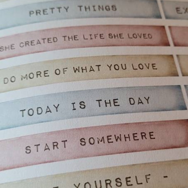 Journal Words, Inspirational Quotes, Printable Ephemera Vintage Labels ...