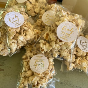 Fill Your Own Popcorn Favours // Baby Shower Favours // Ready - Etsy