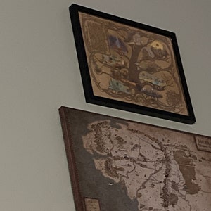 Final Fantasy XIV Custom Cloth Map of Eorzea - Etsy