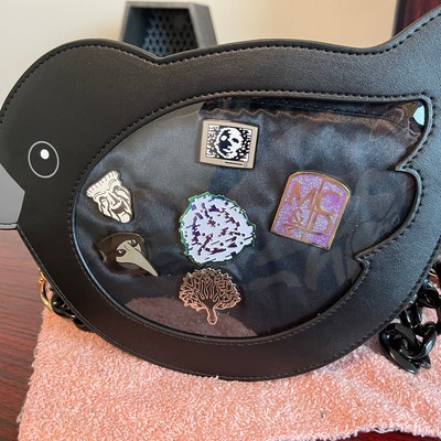 Crow Ita Bag Black Crossbody Purse - Etsy