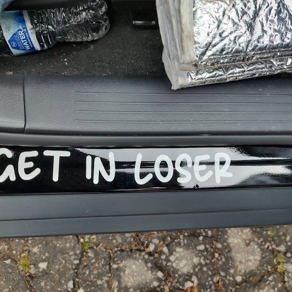 Get in Loser Decal / Bumper Sticker - Etsy