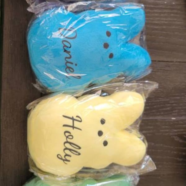 Easter Peeps Plush for Kids Personalized Peeps Bunny Girls Bunny Rabbit ...
