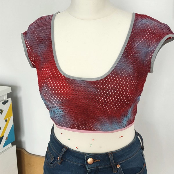 Natalie Crop Top Sewing Pattern Easy to Sew Lingerie Sleep Wear Yoga ...