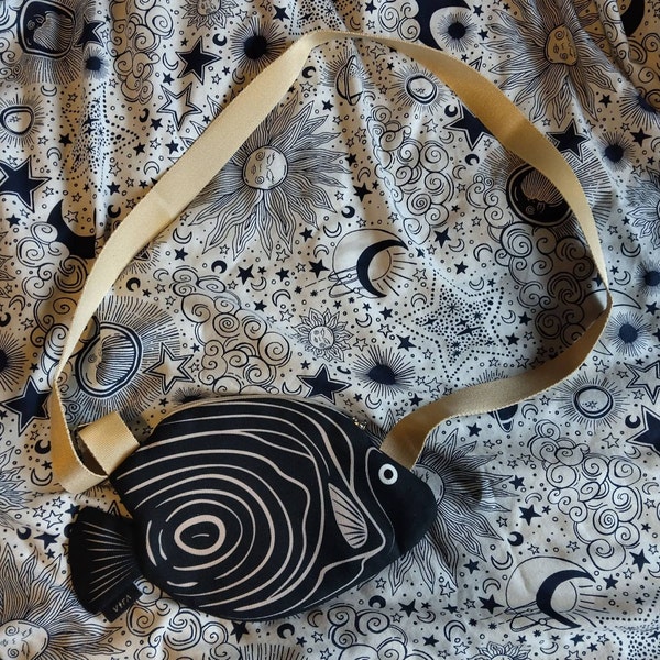 Midnight Emperor Angelfish Fanny Pack - Etsy