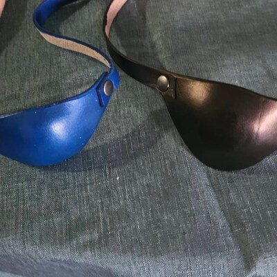 US Flag Distressed Leather Eye Patch With Adjustable Buckle Not ...