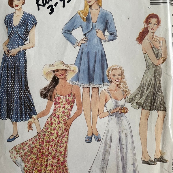 Vintage 1970's Mini Dress and Smock Pattern---simplicity 9800---size 8 ...