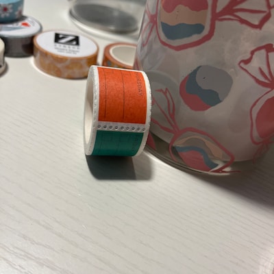 Colorful Numbers Pattern With Math Symbols Thin Washi Tape - Etsy