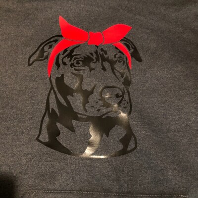 Pit Bull SVG Filepit Bull With Bandana SVG vector Art for - Etsy