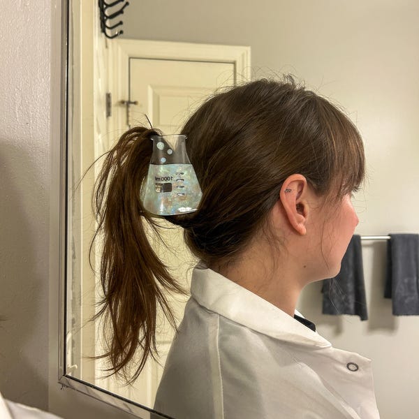 Beaker Hair Clip, Scientist, Stem, Chemist, Physicist - Etsy UK