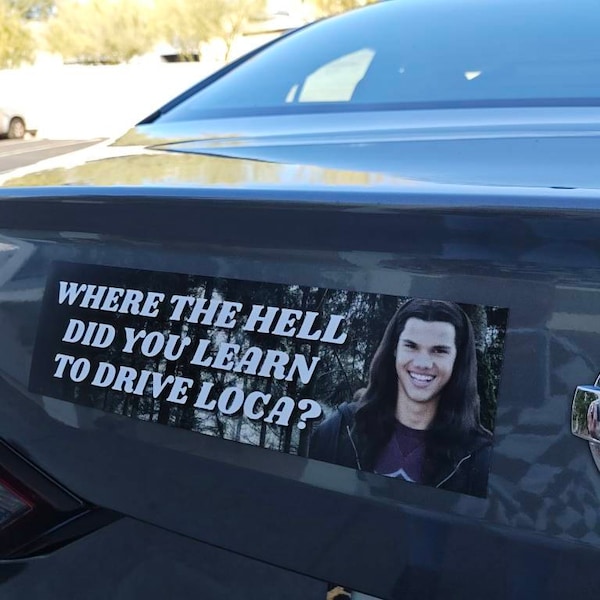 Bestie Please Let Me Merge | Car Bumper Sticker Magnet | Funny Meme ...