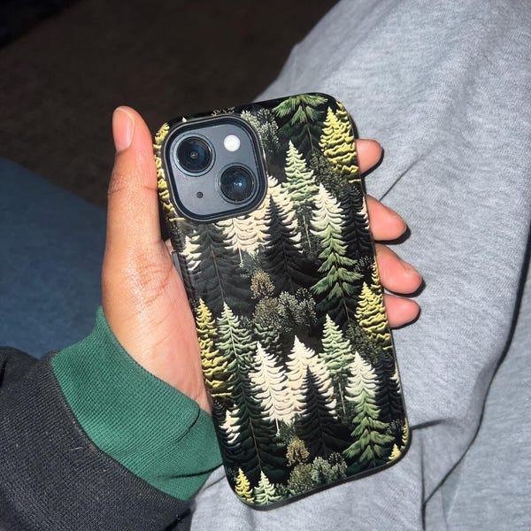 Custom Forest Phone Case Embroidered Granolagirl Nature Aesthetic ...