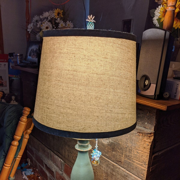 Hand Crafted Happy Little Lamp With New Filament Lightbulb Colorful ...