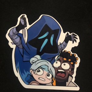 Behind You Omen Valorant Spray Waterproof Sticker - Etsy