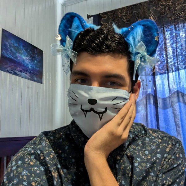 Night Moth Wolf Ears | Gray Wolf Ears | Realsitic Wolf Ears | Dog Ears ...