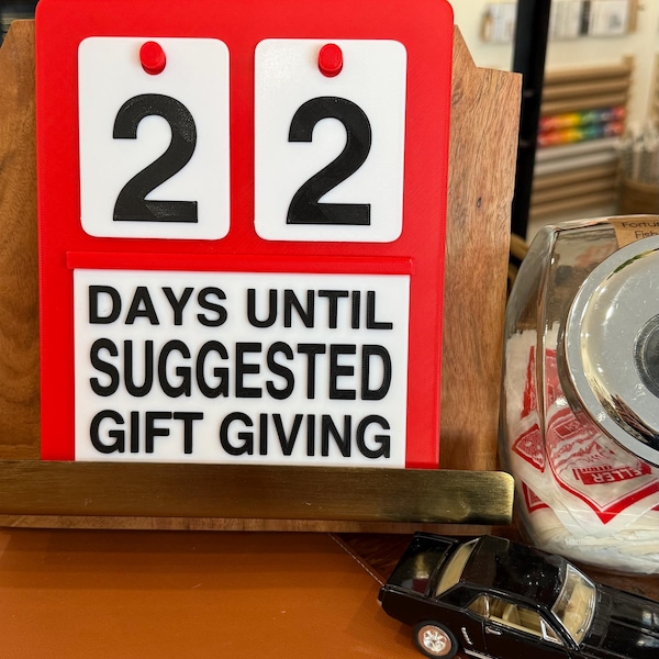 Custom Countdown Board - Personalized Year-round Holiday and Event ...