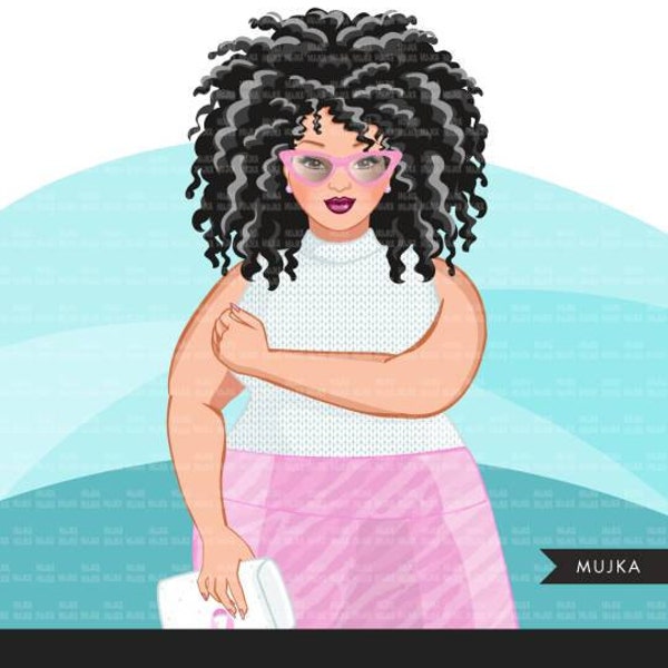 Church Clipart, Church Ladies Png, Faith Clipart, Black Woman Graphics ...