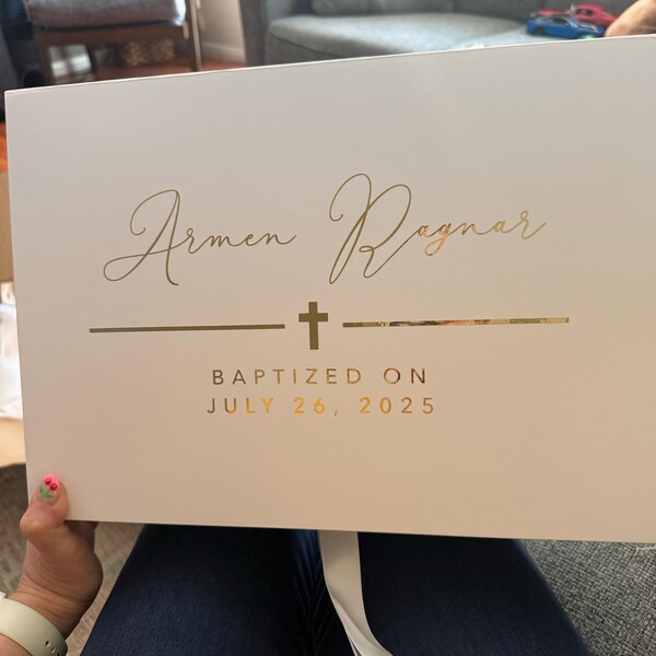 Personalized Baptism Gift Box, Baptism Gift Box, First Communion Gift ...