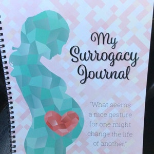 Surrogate Journal Printable PDF, Pregnancy Book, Surrogacy Story ...