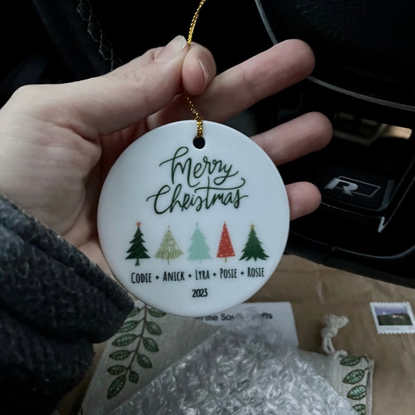 Family Ornament Personalized Christmas Ornament Family Gift 2024 ...
