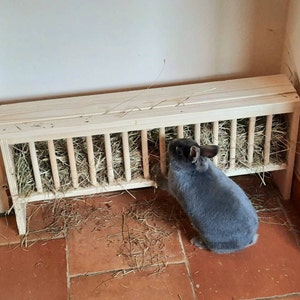 Rabbit Hay Feeder 3 in 1 Hay & Food Bowls With Litter Tray - Etsy