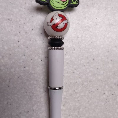 Cartoon Peanuts Character Beaded Pens, Silicone Focal Beads, Peppermint ...