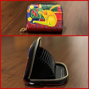 Cats With Fish Armored RFID Wallet RFID Protection Hard Case | Etsy