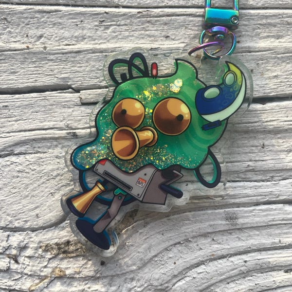 B GRADE Splatoon Tartar and Smollusk Liquid Shaker Keychains - Etsy