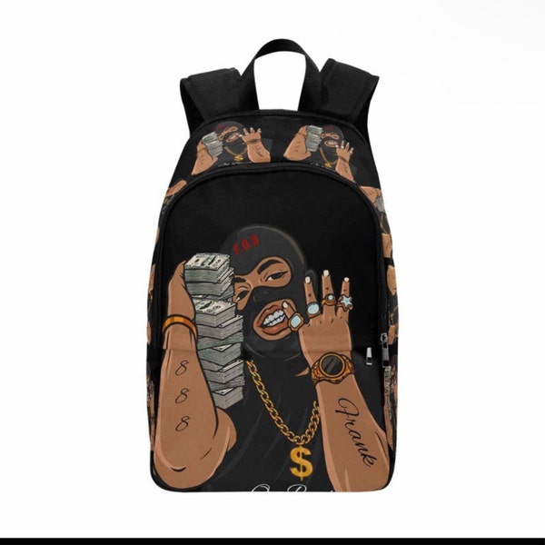 Black Thug Ski Mask Balaclava Grill Four Rings Watch Dollar Sign ...
