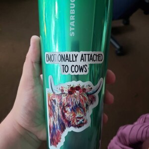 Heifer Sticker Cow Sticker Animal Water Bottle Sticker - Etsy