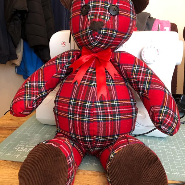 Teddy Bear Pattern Memory Bear Pattern Memory Bears Sewing Pattern Bear ...